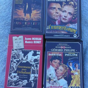 8 French Format VHS Classic Movie Tapes - Etsy
