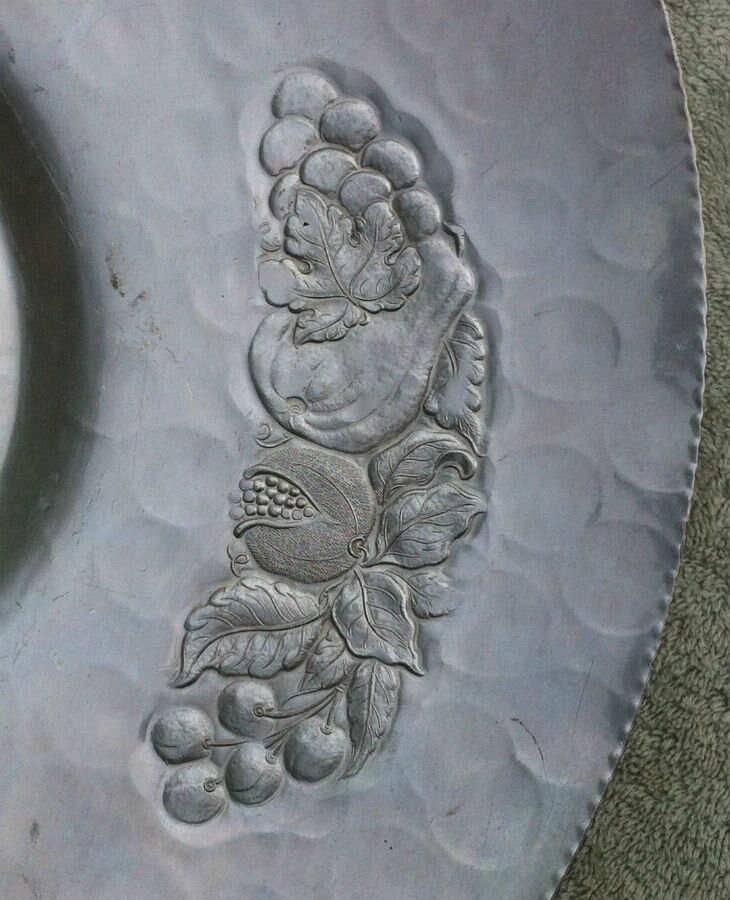 Large Keystoneware Hammered Aluminum Trays - Etsy