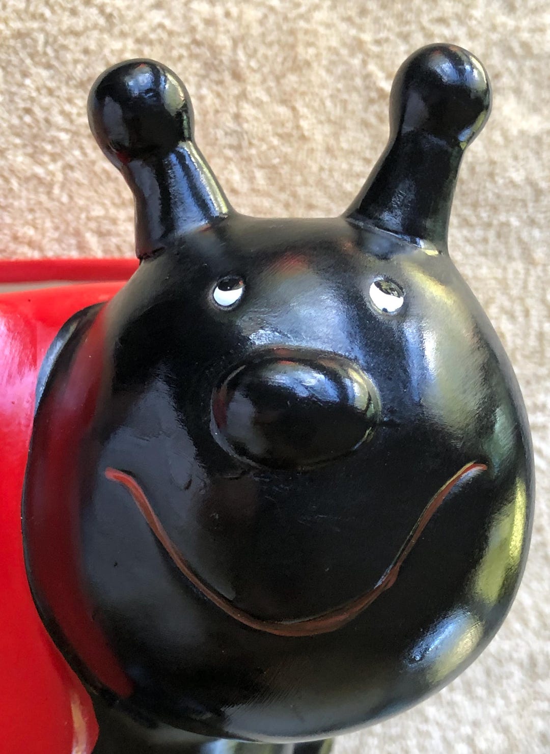 Happy Ladybug Planter - Etsy