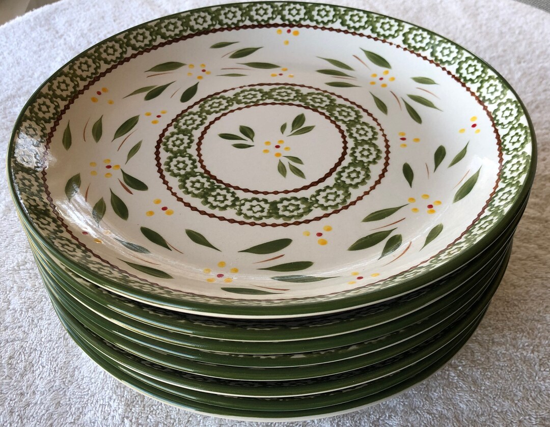Temp-tations Old World Coupe Style Dinner Plates, 8, New - Etsy