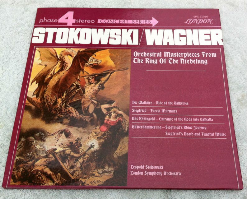 Stokowski/wagner Phase 4 Stereo Vinyl Die Valkure - Etsy