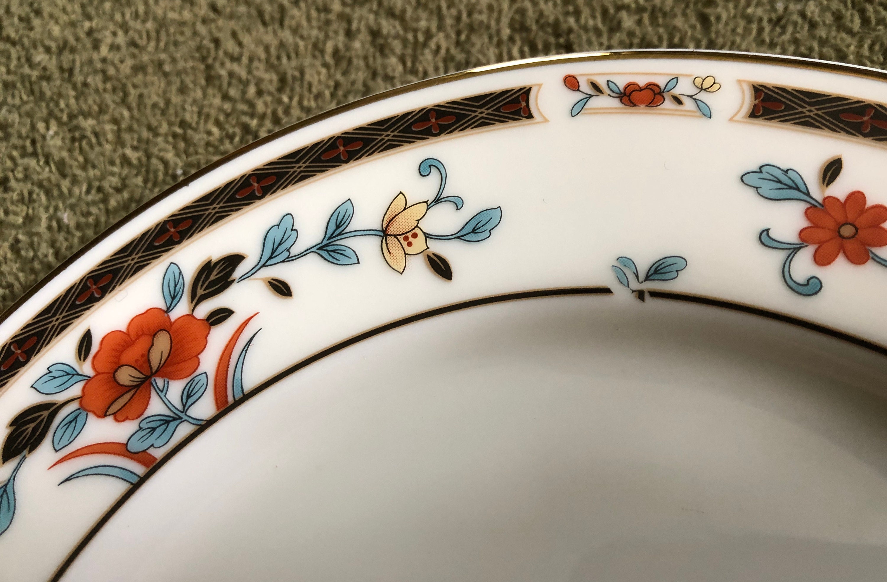 Sango Regal Collection Kyoto 1037 Salad Plates 4 - Etsy