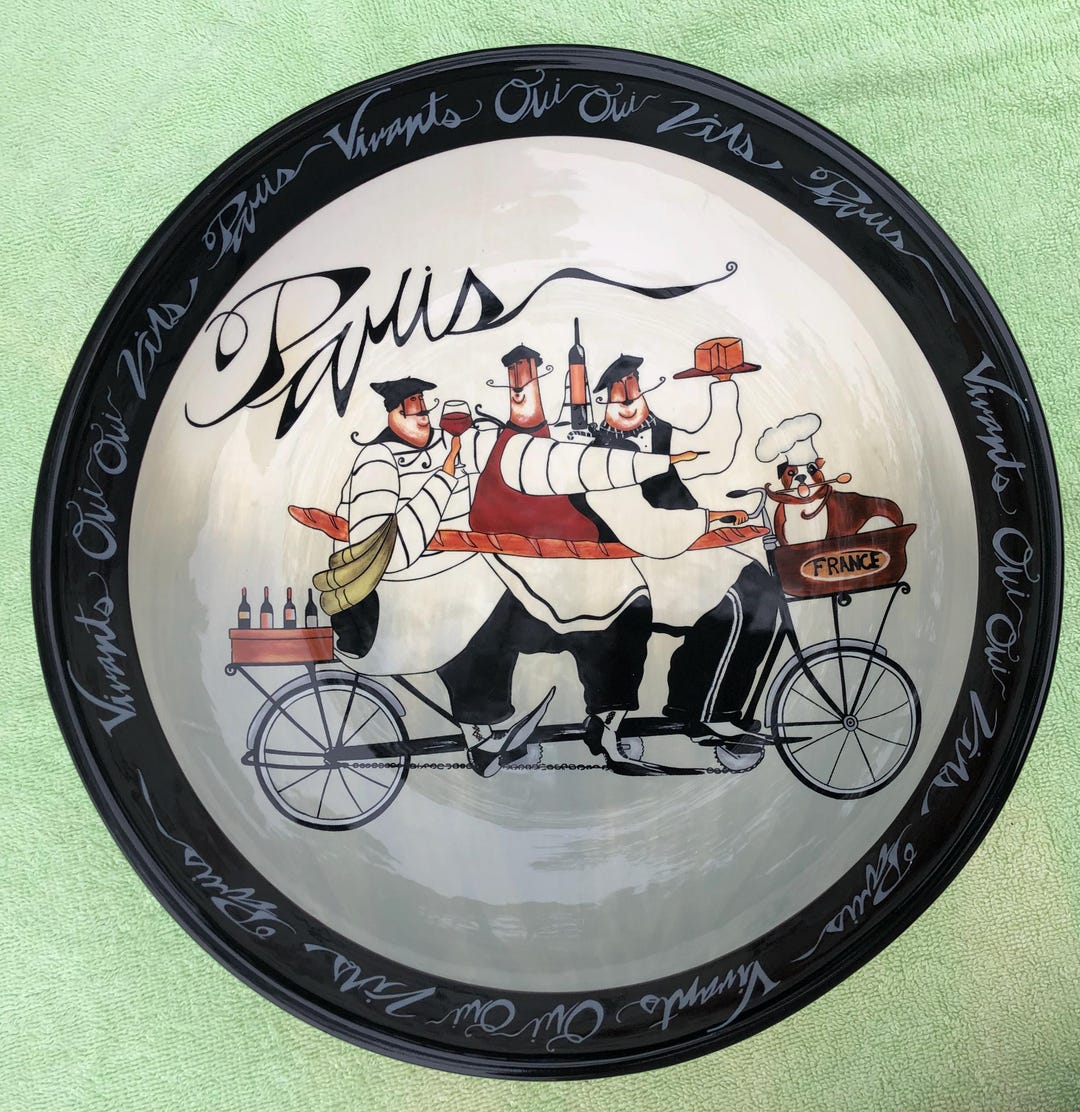 Jennifer Garant Designed French Chefs Pasta Bowl - Etsy