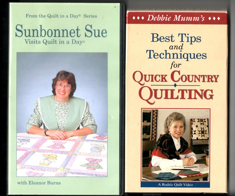 Two 2 Quilting VHS Tapes - Etsy