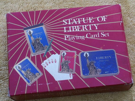Statue of Liberty Playing Card Set New - Etsy