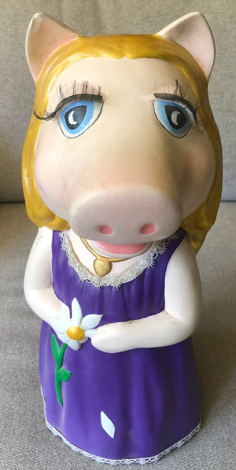 Miss Piggy in Formal Attire Ceramic Bank Figurine - Etsy