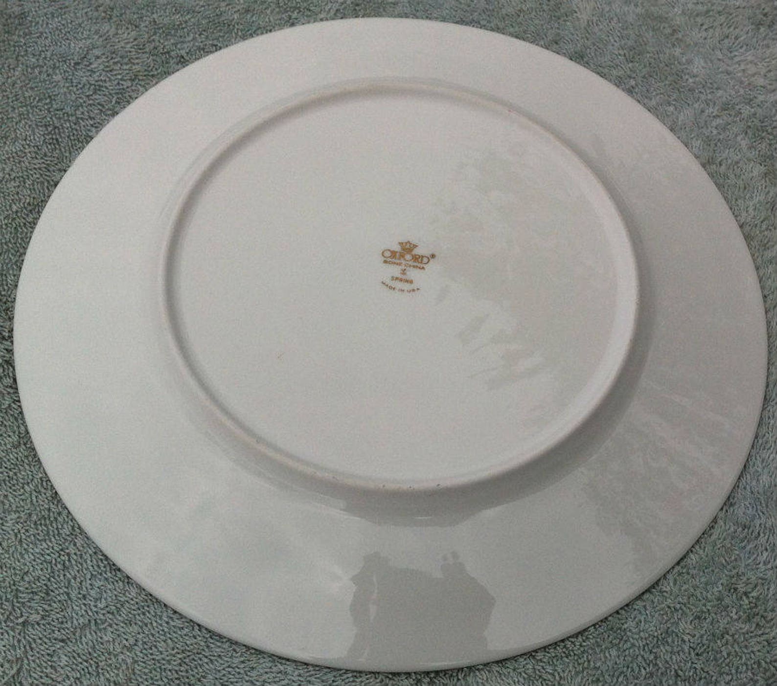 Oxford Bone China Spring Plate - Etsy