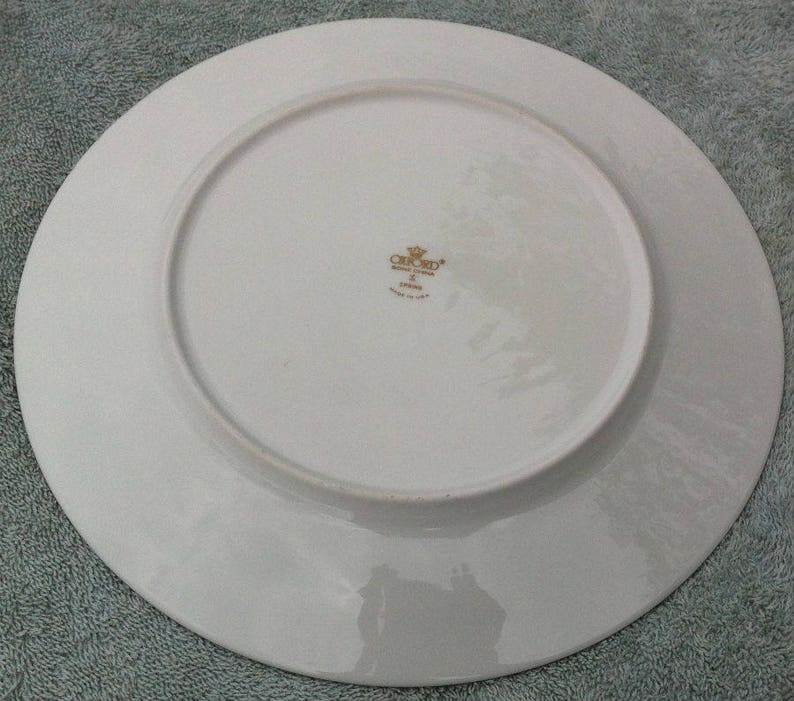 Oxford Bone China Spring Plate - Etsy