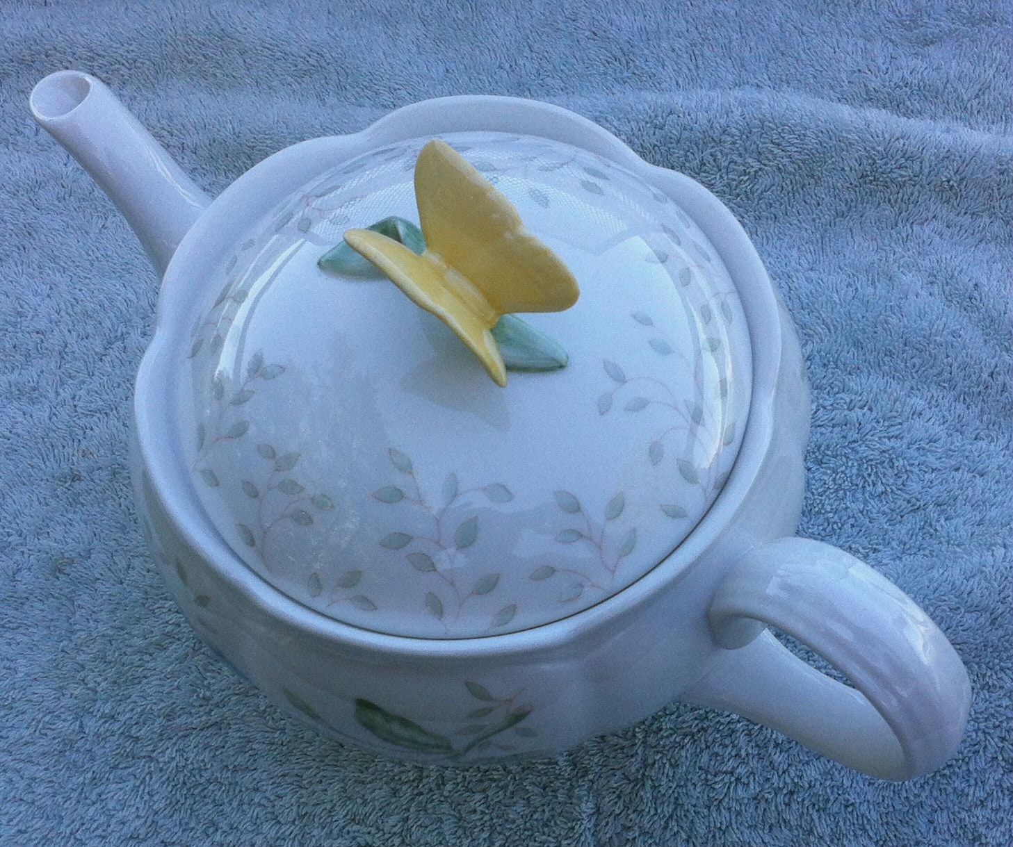 Lenox Butterfly Meadow Teapot - Etsy