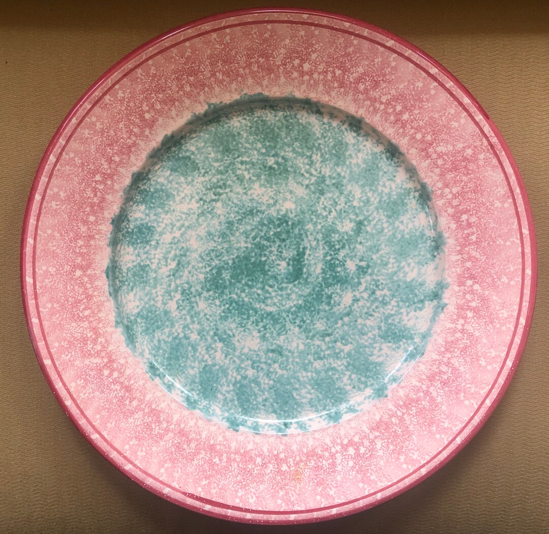 Lamas Terra Cotta Faux Painted Platter, Italy - Etsy