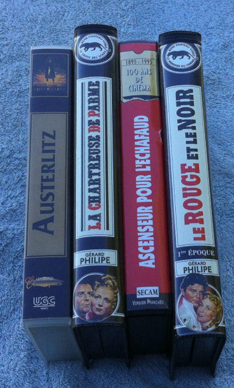 8 French Format VHS Classic Movie Tapes - Etsy