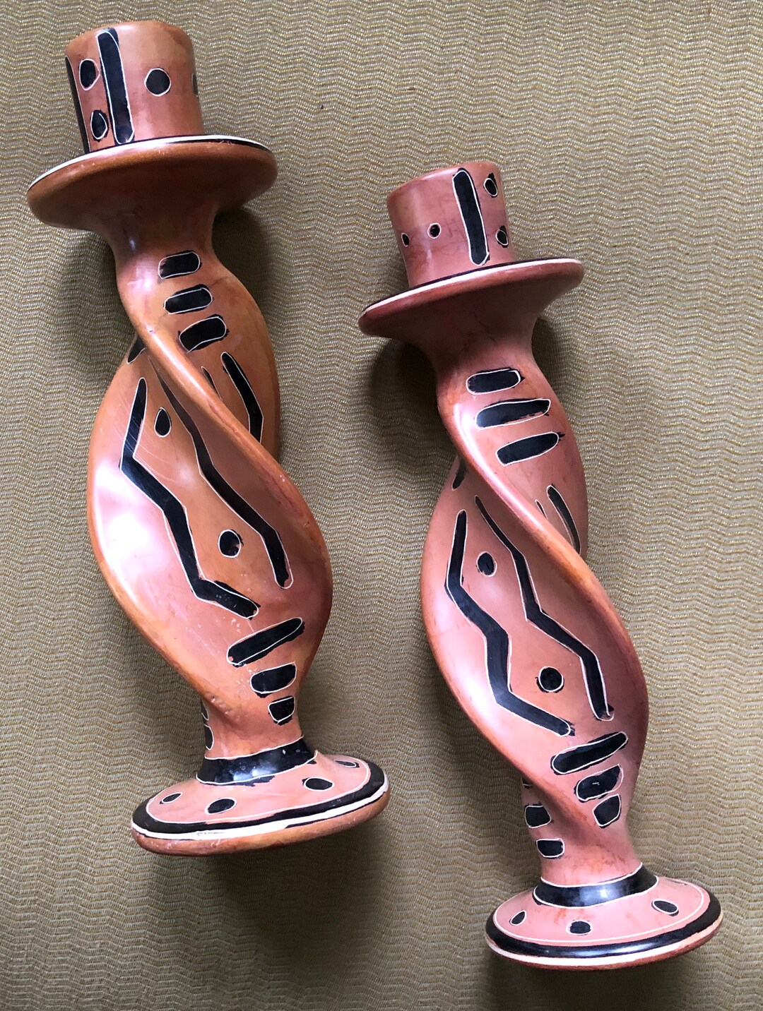Kenya Made Candlesticks - Etsy