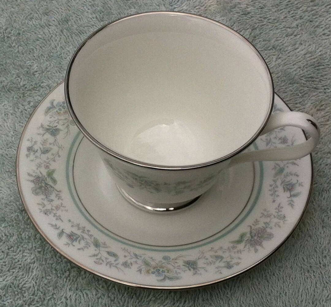Oxford Bone China Spring Cup and Saucer - Etsy