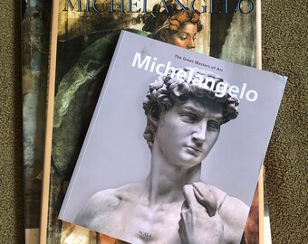 The Complete Work of Michelangelo 1966 Art Books Two Books Hardcover ...