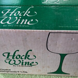 Hock Wine Glass Set (6), France - Etsy