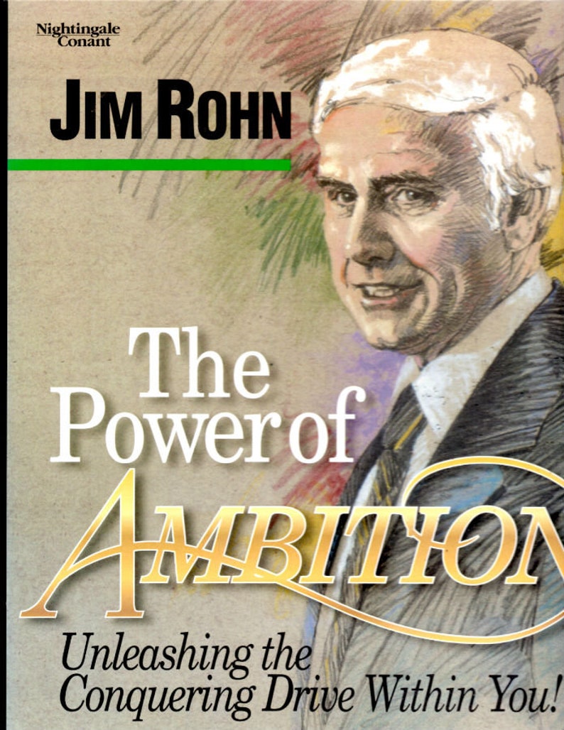 Jim Rohn, the Power of Ambition, Nightingale Conant, Cassette Set - Etsy