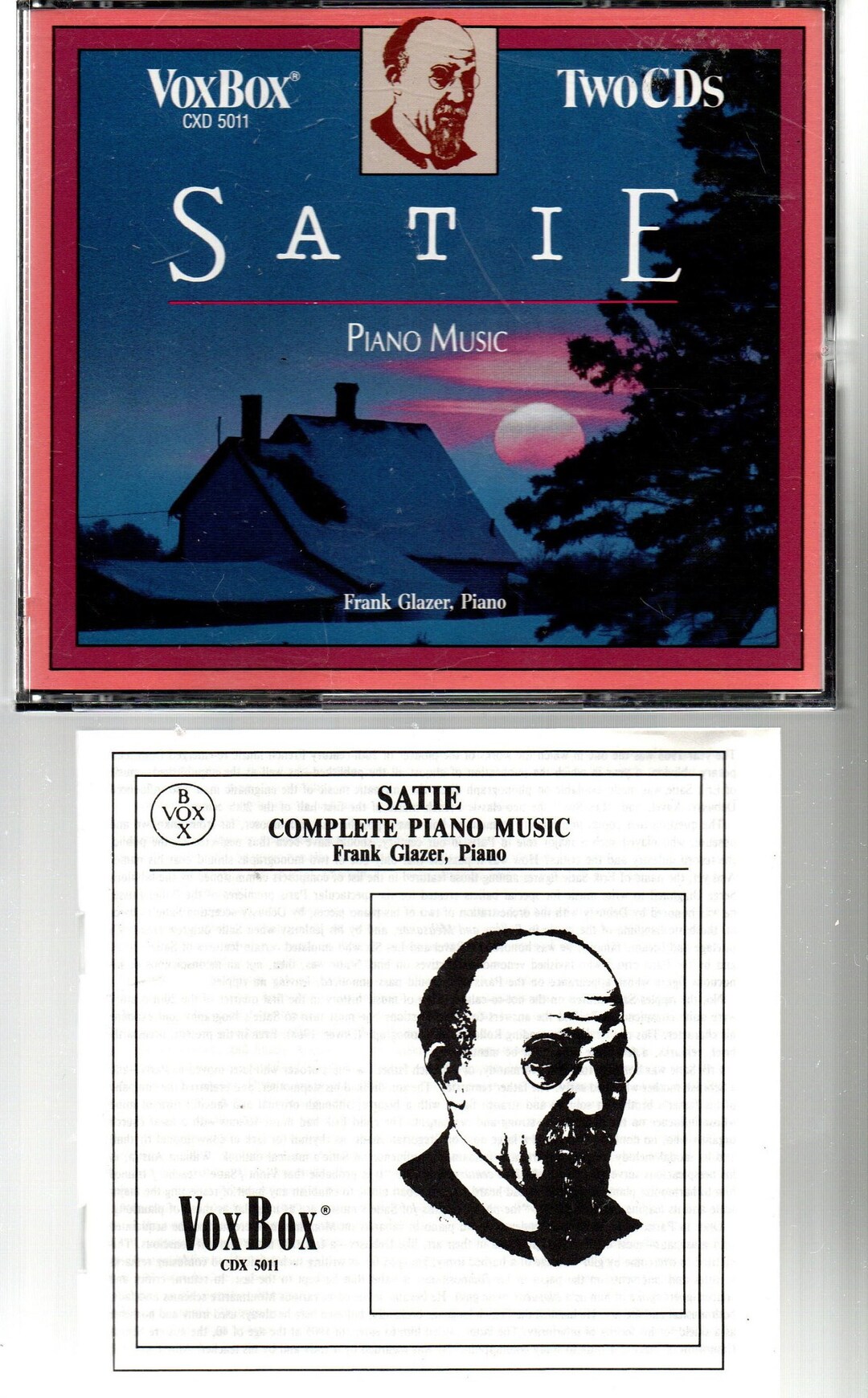 Erik Satie Piano Music 2 CD Set - Etsy