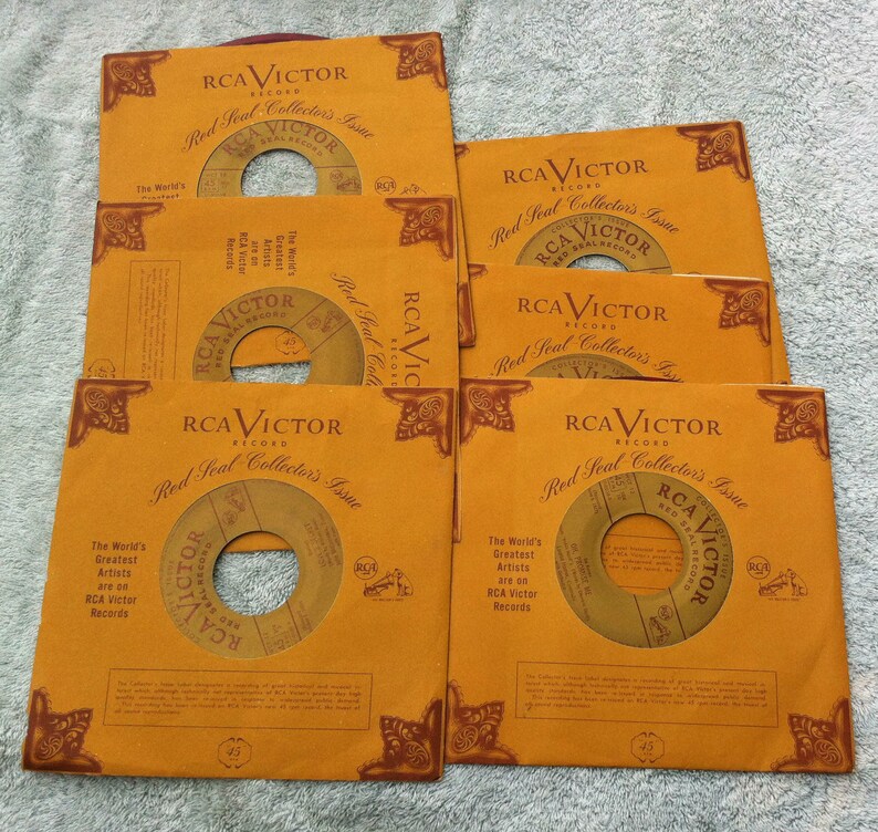 RCA Red Seal Collector's Issue 45 RPM 'A Treasury of Immortal ...