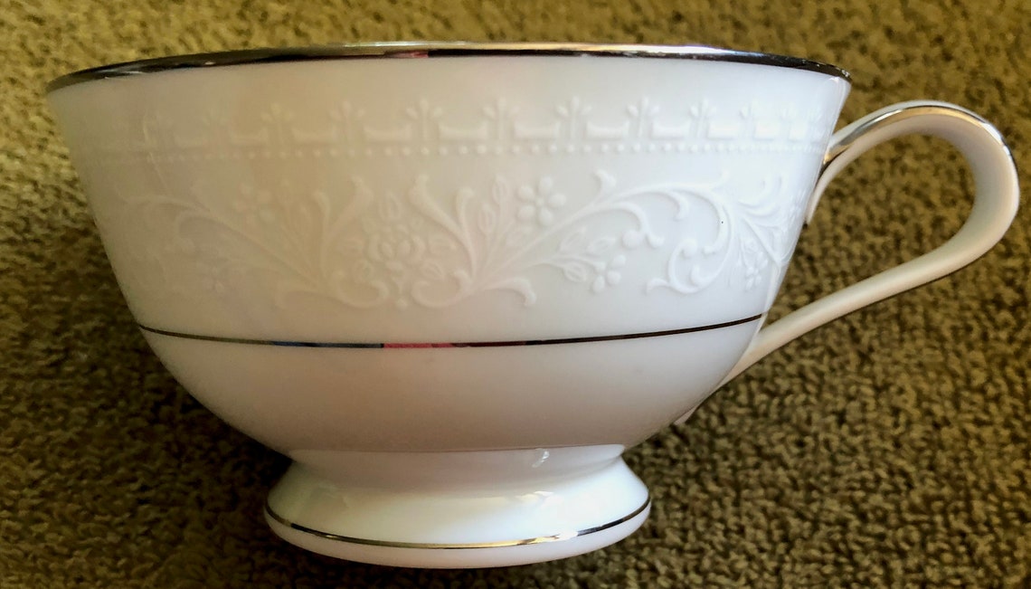 Noritake Versailles Cups 5 and Saucer 1 | Etsy