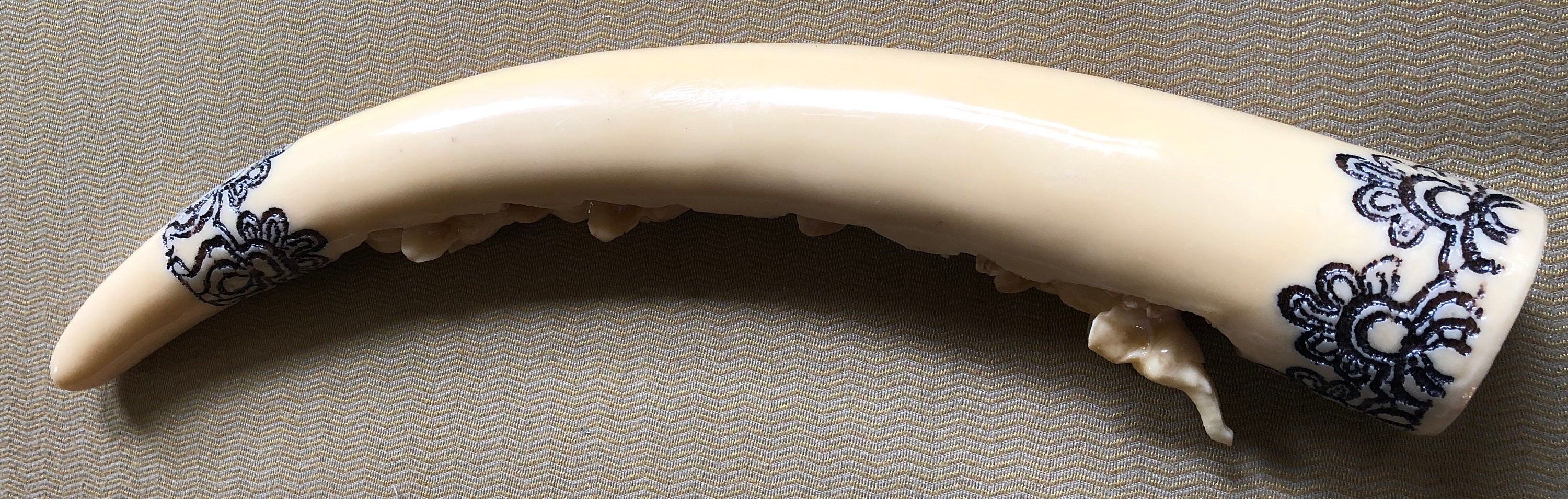 Elephant Tusk Composite Art Piece - Etsy