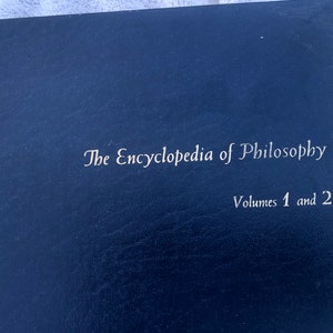 Encyclopedia of Philosophy Hardback Book Set - Etsy