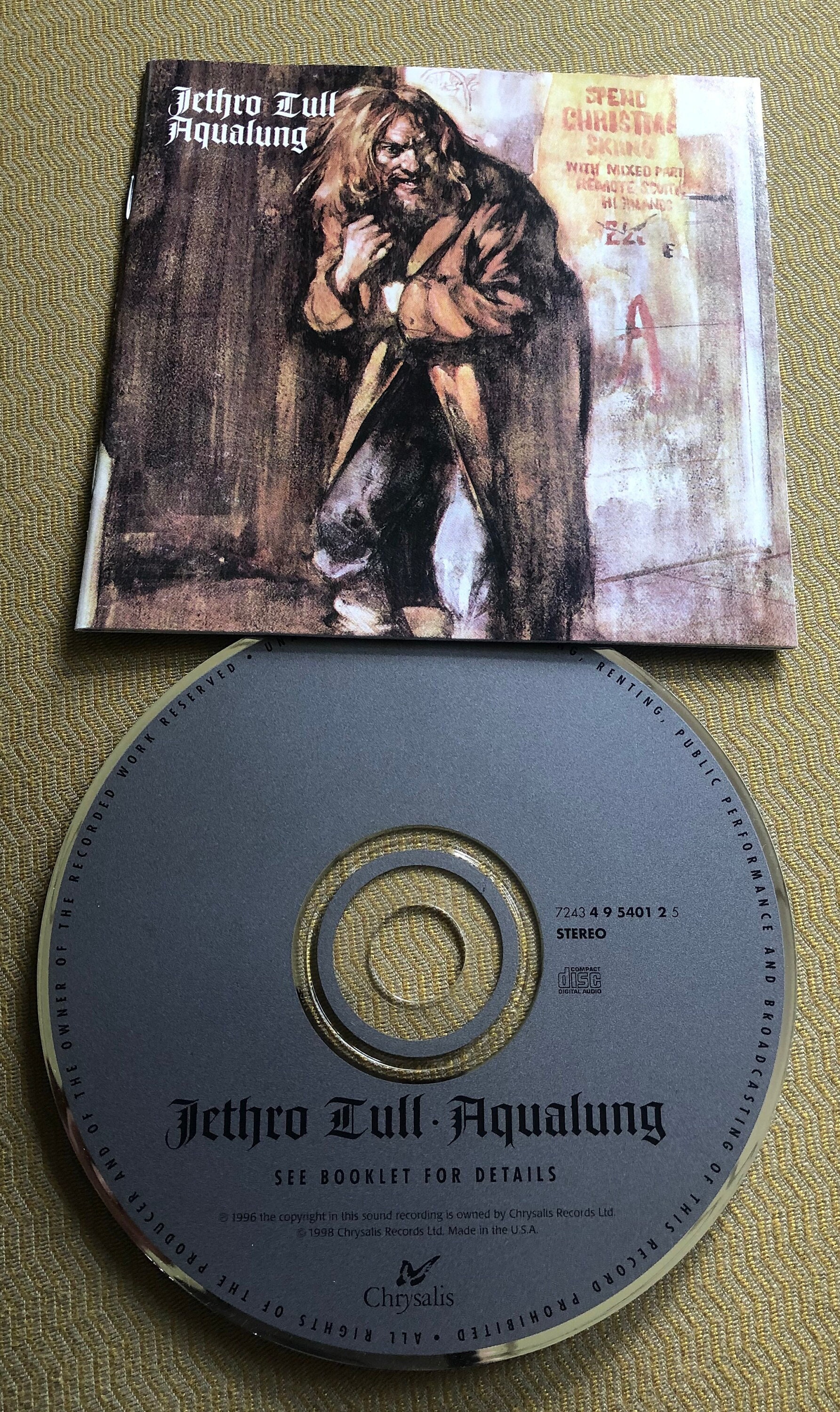 Aqualung by Jethro Tull CD - Etsy
