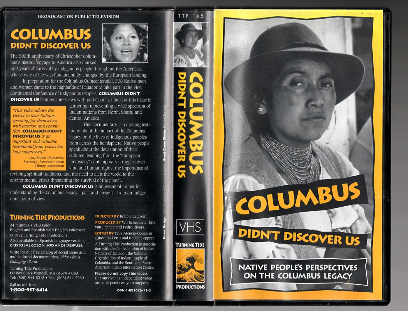 Columbus Didn't Discover Us VHS Video - Etsy