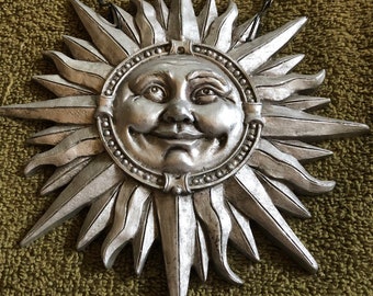Metal Outdoor Sunburst Wall Art - Etsy