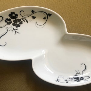 D'lusso Home Collection Fine Porcelain Dual Section Dish - Etsy