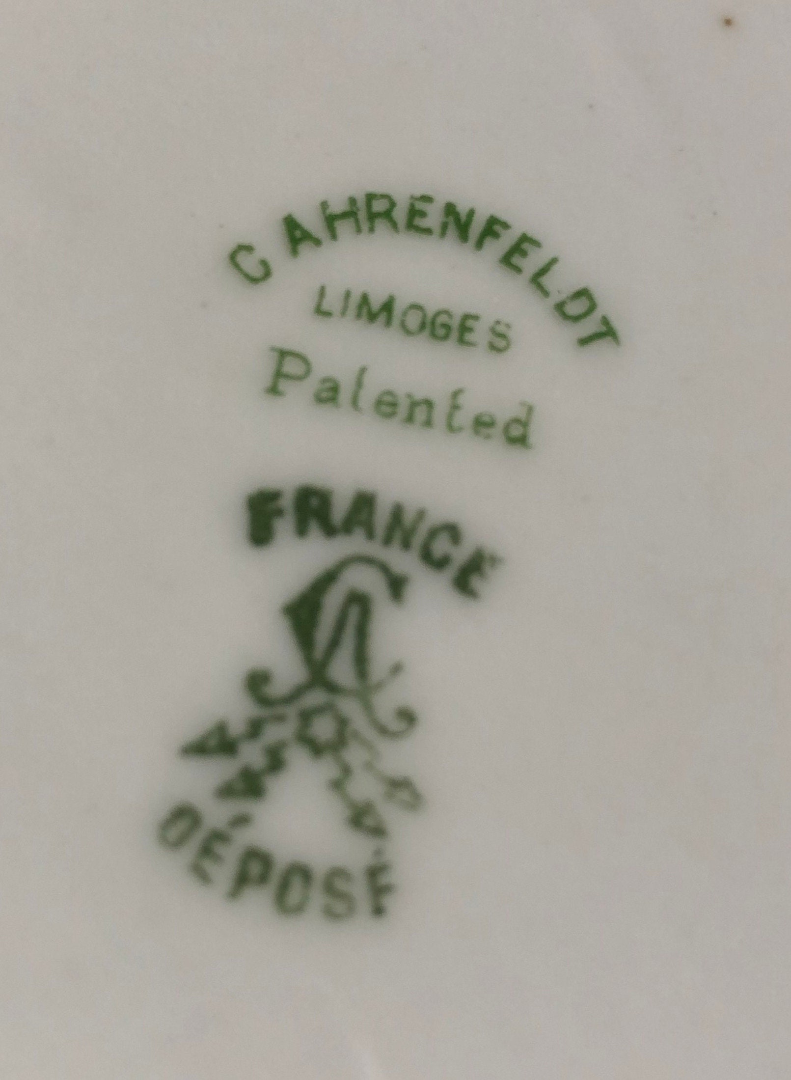 Charles Ahrenfeldt Limoges Patented Depose' B&b/dessert Plates (6) - Etsy