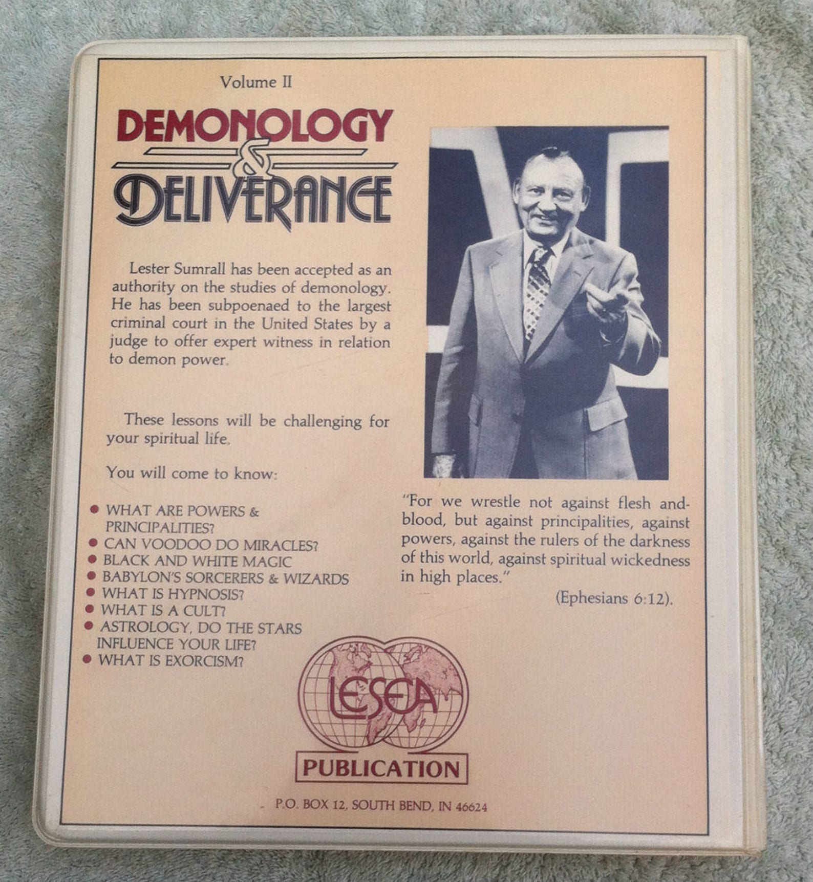 Demonology & Deliverance, Dr. Lester Sumrall, World Harvest School - Etsy Demonology & Deliverance, Dr. Lester Sumrall, World Harvest School - Etsy