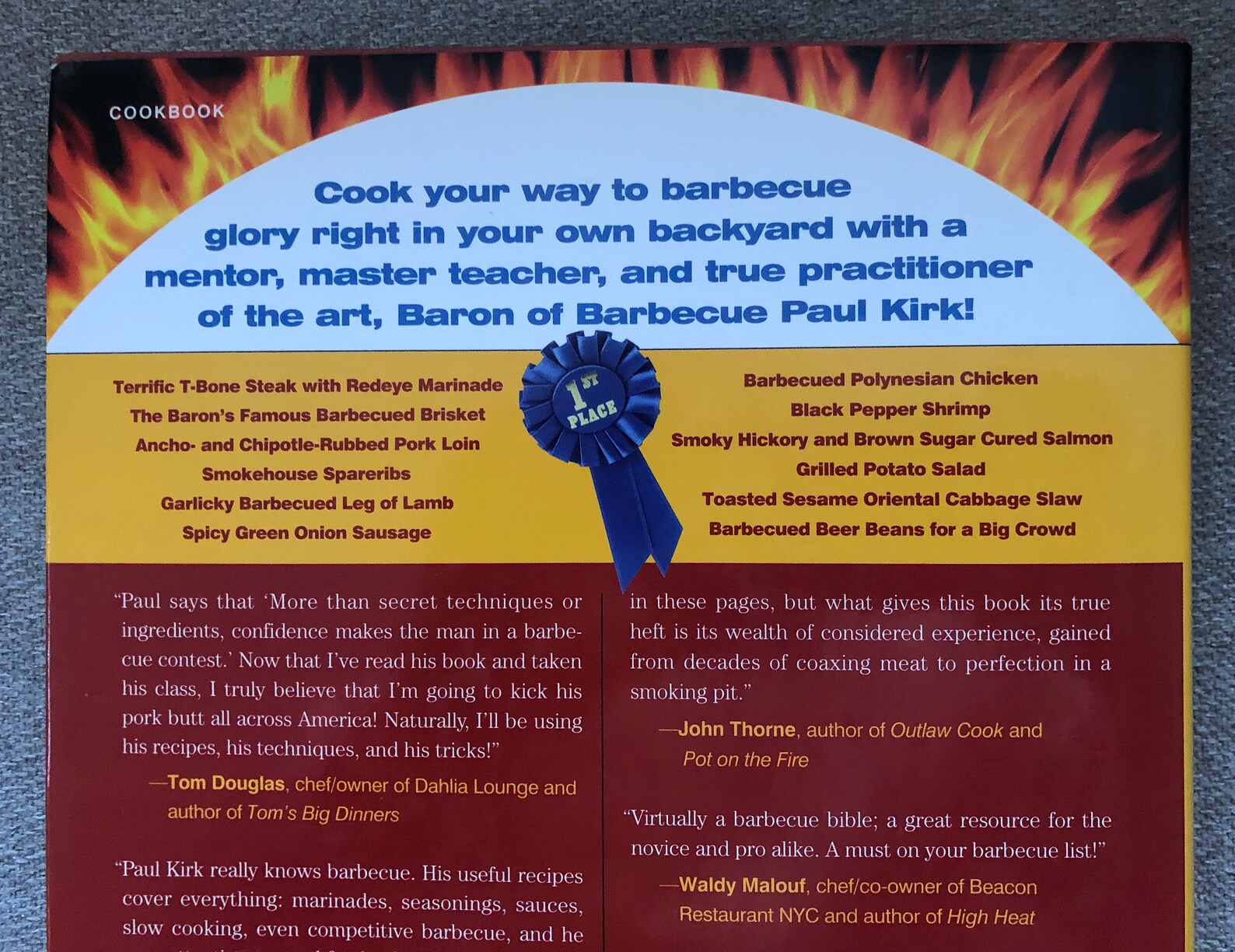 Paul Kirk's Championship Barbecue Hardback Book - Etsy