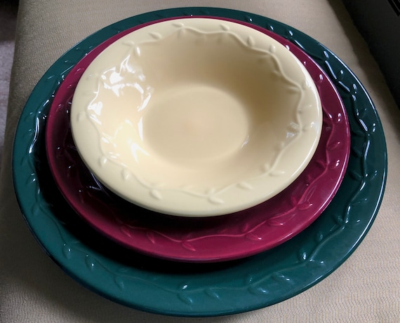 The Country Garden Collection Home & Garden Party 3 Server Set | Etsy