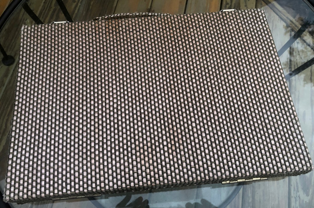 Backgammon Game With Basket Weave Case - Etsy