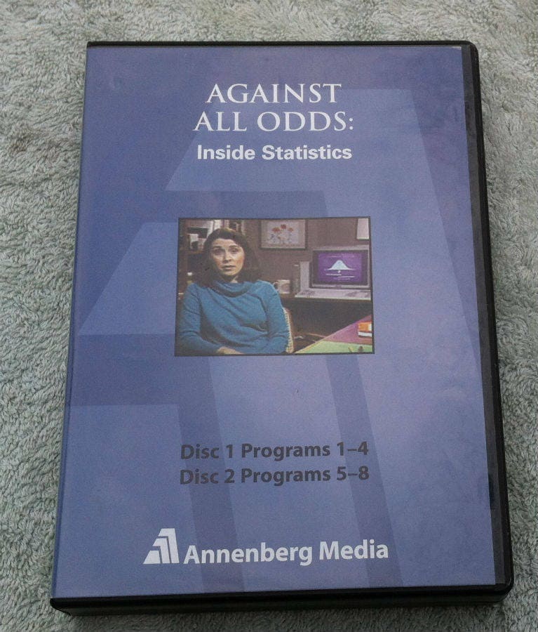 Against All Odds: Inside Statistics, Complete 7 Dvd Set - Etsy