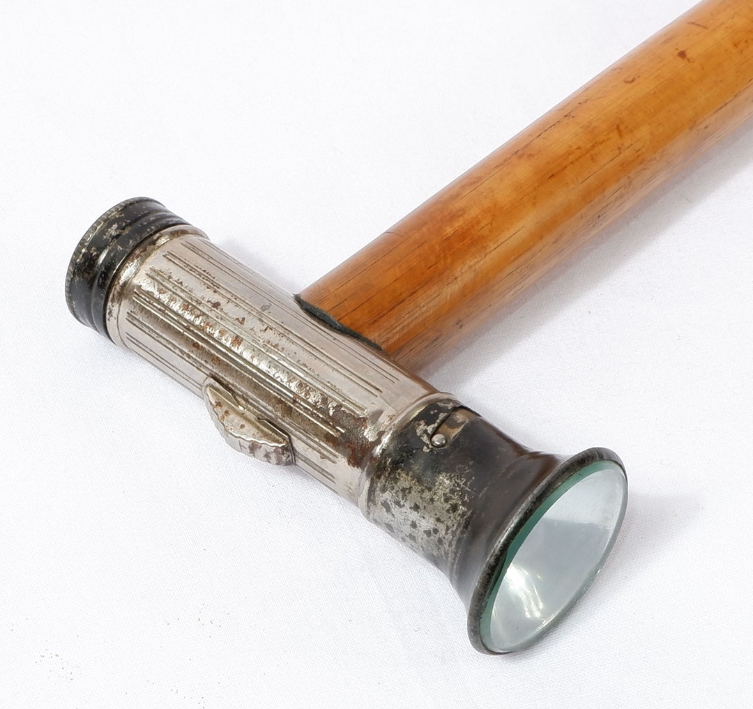 Vintage Walking Stick Cane Torch - Etsy