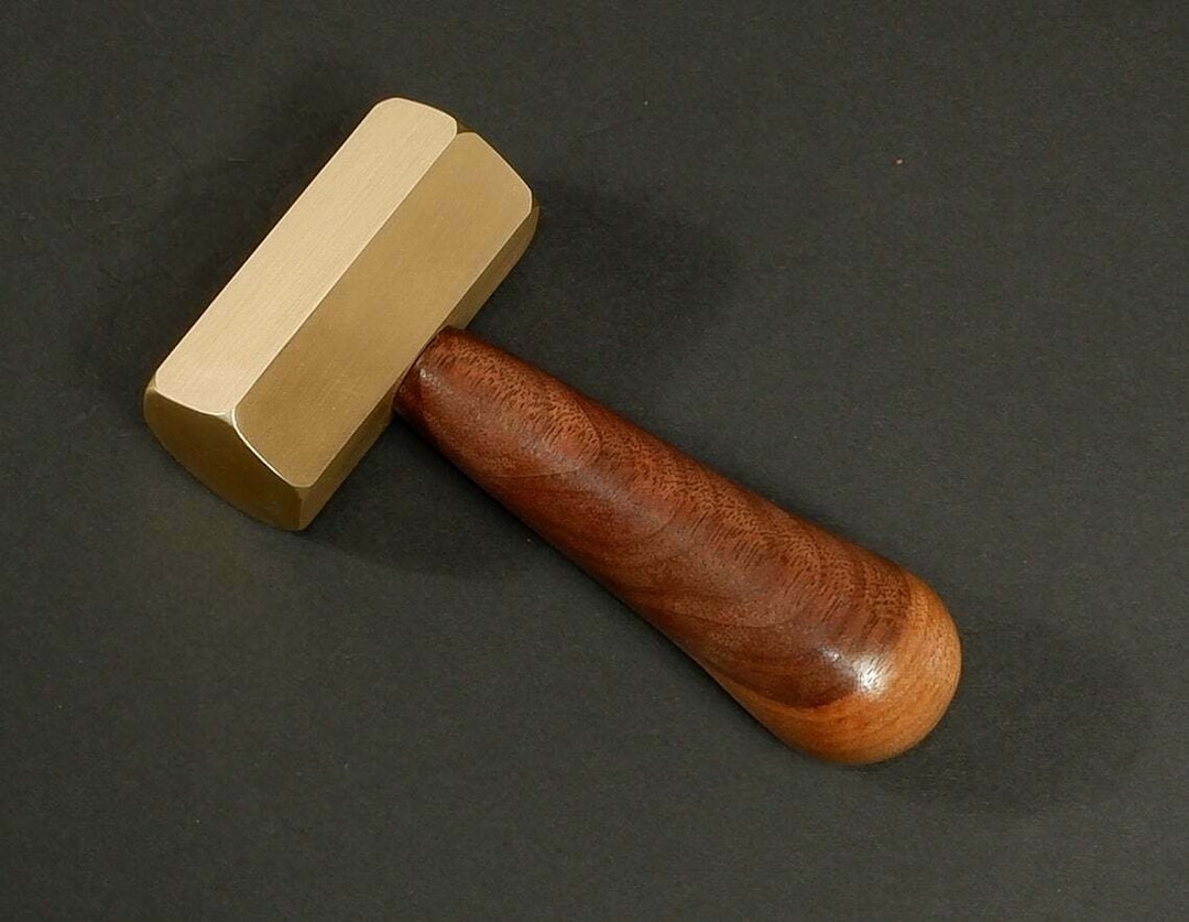 Hammer Brass Brass Mallet WALNUT Tree Wood Handmade - Etsy