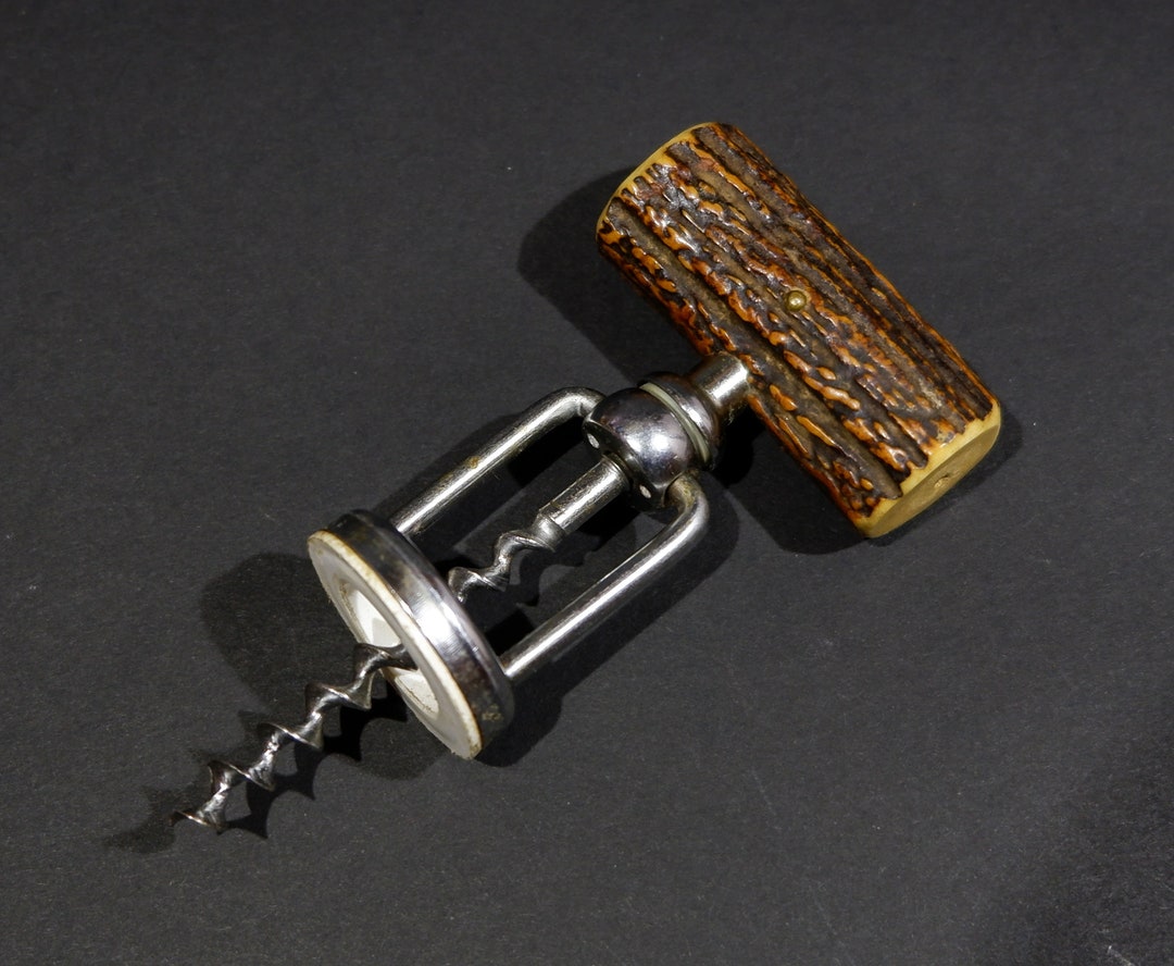 Wine Opener Corkscrew Vintage Antler Deer DREKO - GDR - Etsy