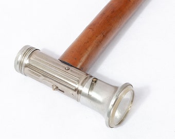 Vintage Walking Stick Cane Torch | Etsy