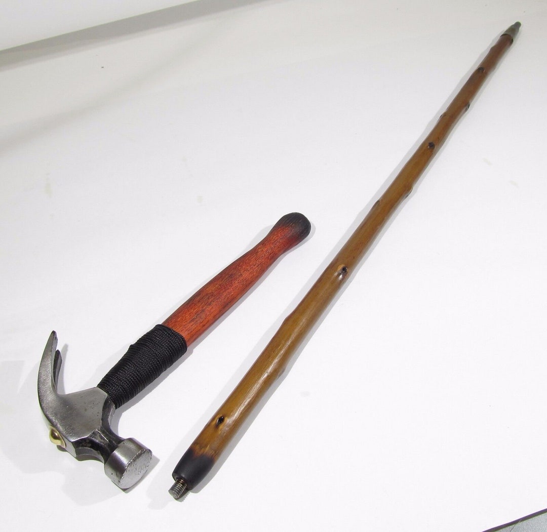 Vintage Walking Stick 187 Cane Hammer - Etsy