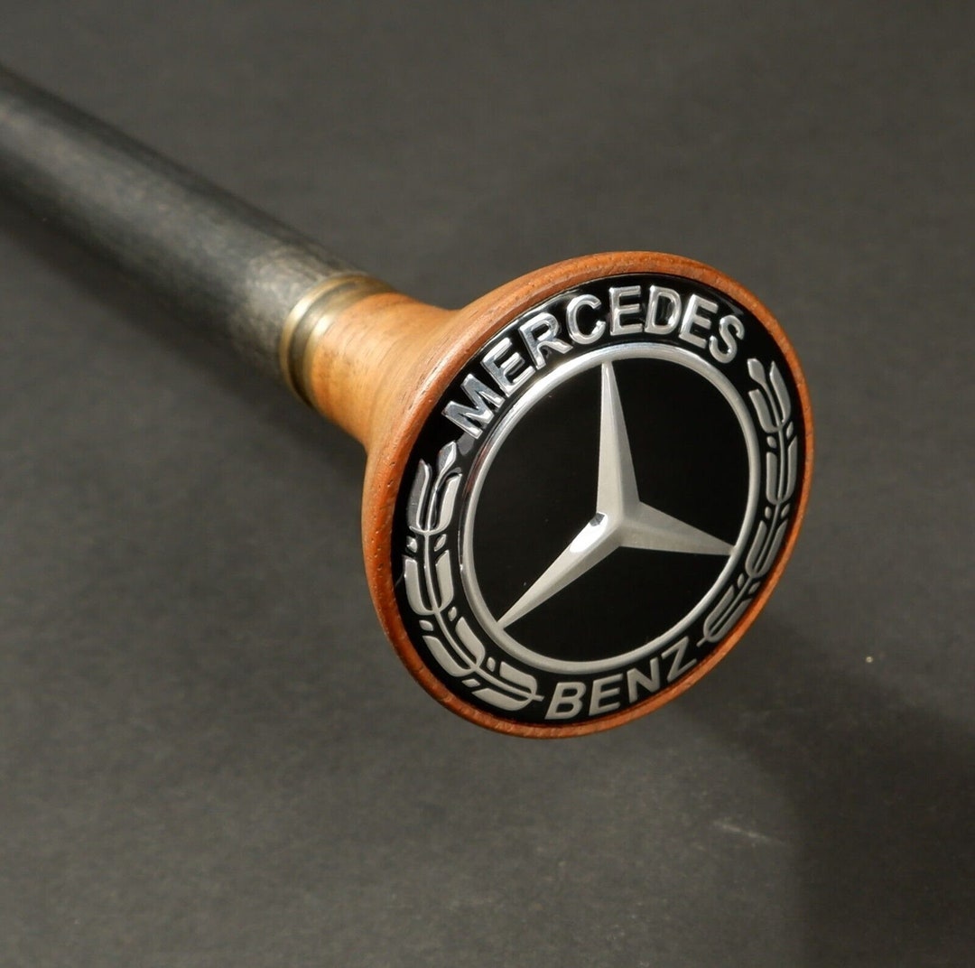 Walking Stick Cane MERCEDES Hand Made Vojkoart - Etsy