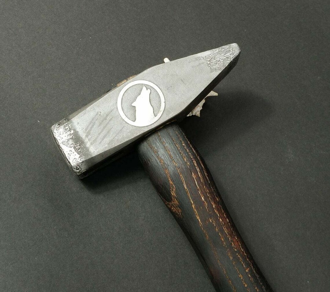 Unique Riveting Hammer With Leather Handle Wrap , Unique Hammer - Etsy