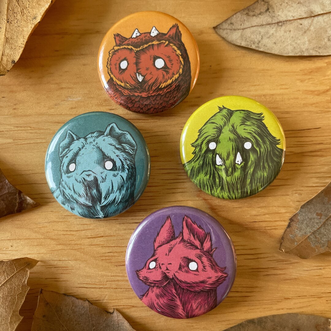 Stupid Monsters | Badges - Etsy