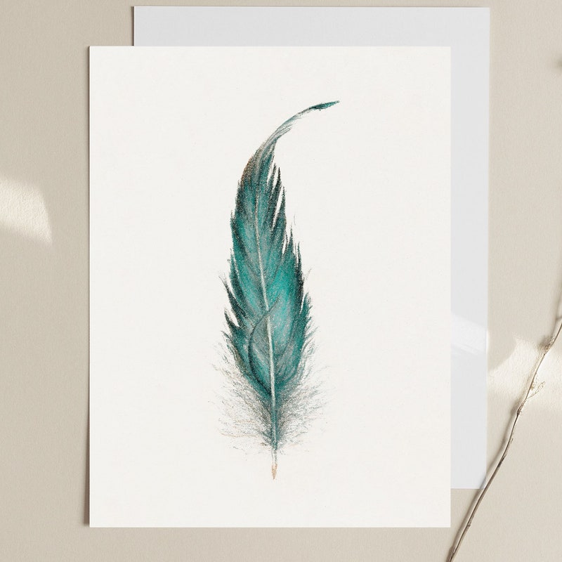 Feather Art - Etsy