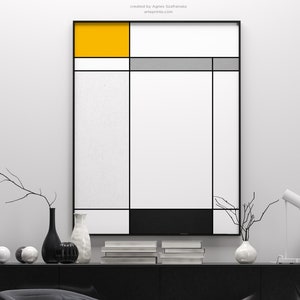 Minimalist Geometric Art Print, Modern Minimalist Wall Art, Modernist ...