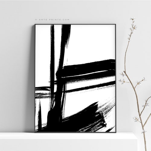 Abstract Line Art Print Abstract Wall Art Minimalist Poster - Etsy
