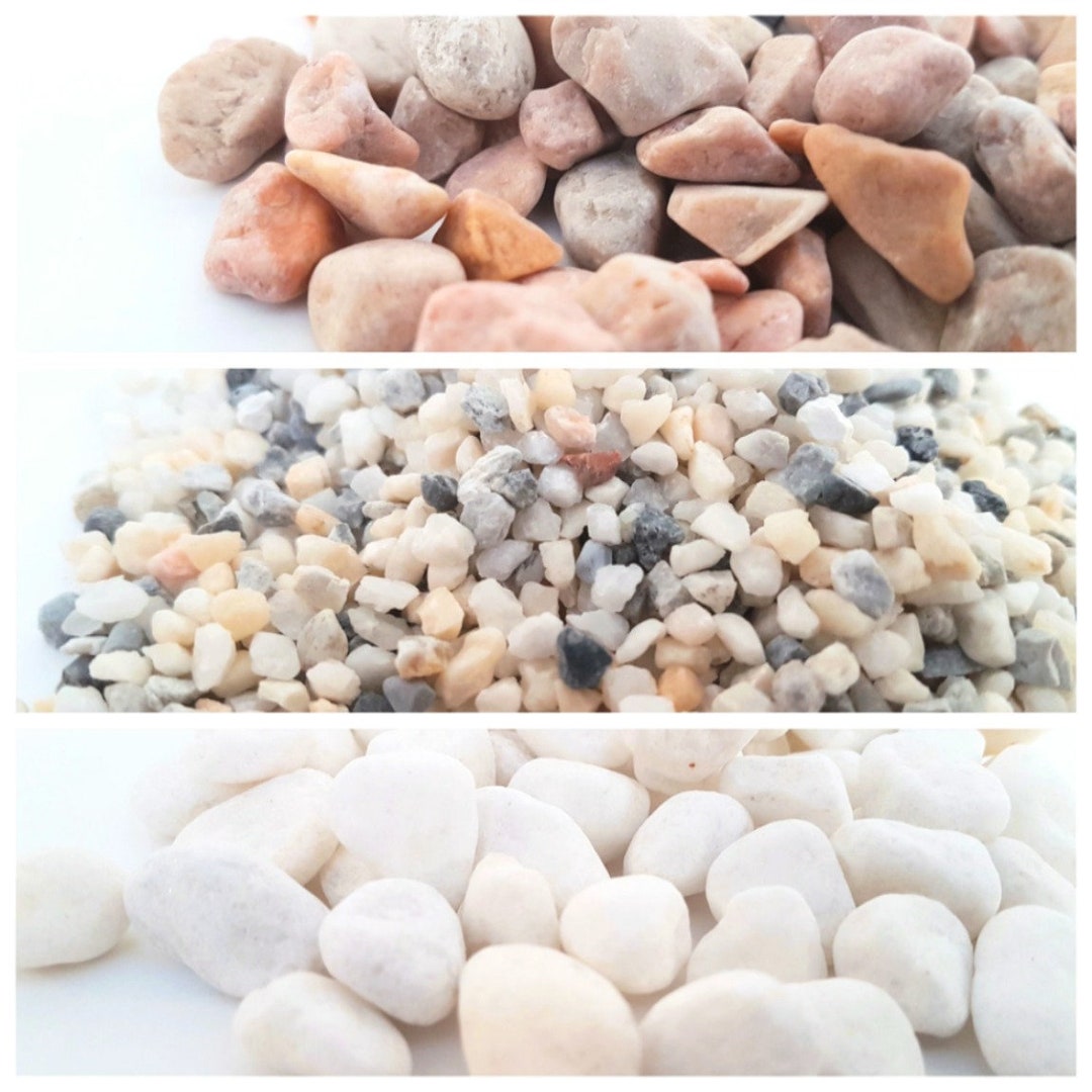Natural Stones and Pea Gravel Terrarium Supplies for Indoor Plants ...
