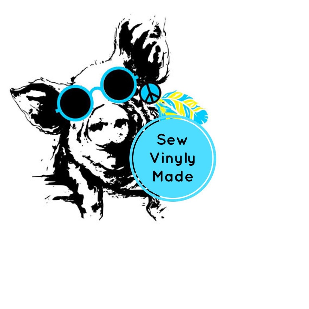 Hippy Pig SVG - Etsy
