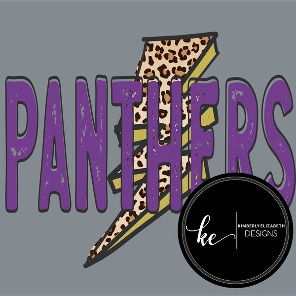 Purple Panthers Png - Etsy