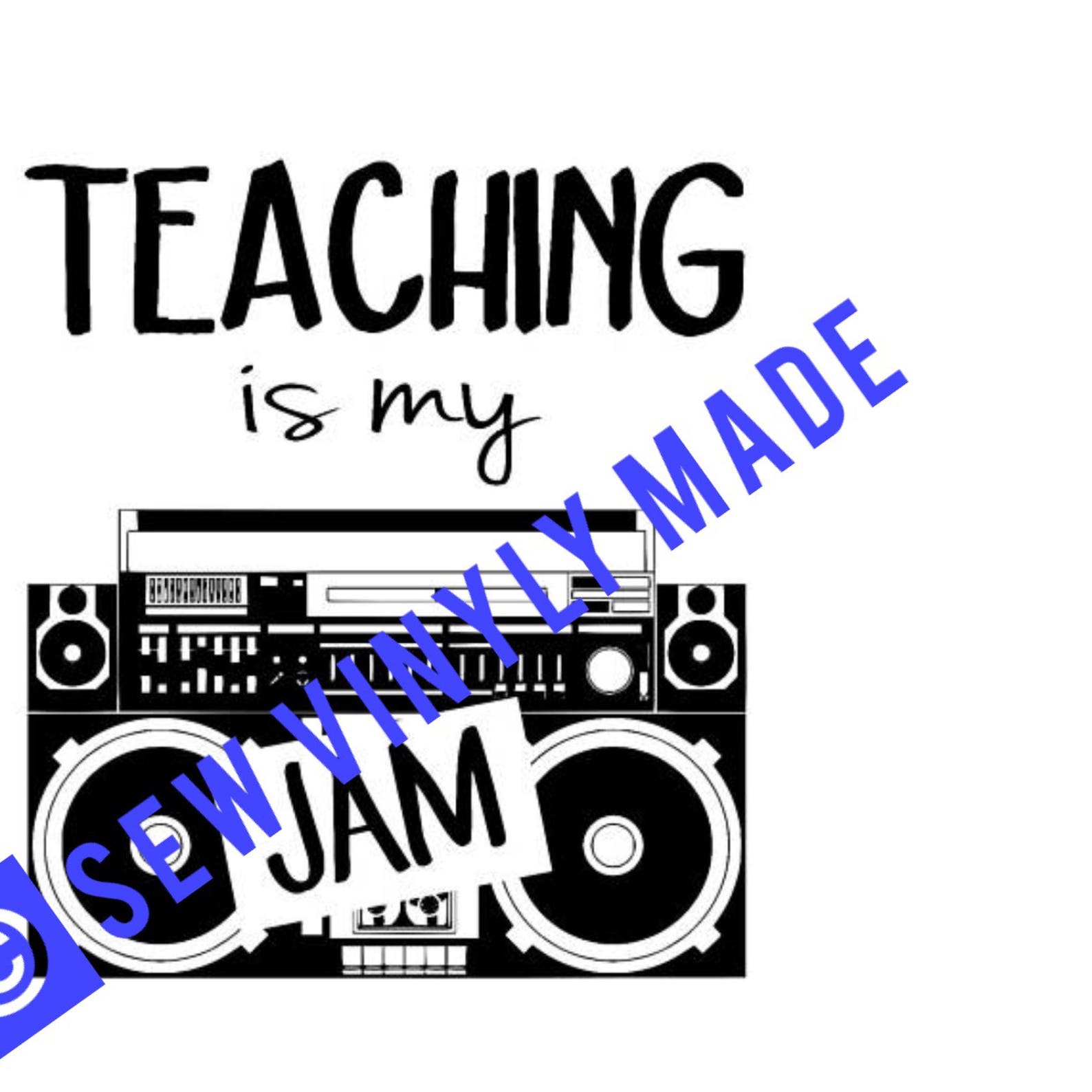 Teaching is My Jam JPEG and PNG | Etsy